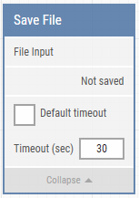 Save File Block | Data-driven Building Blocks | Leapwork Documentation